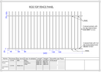 Buy ROD TOP FENCE PANEL- 1800x2400 in Melbourne | A-Class Building ...