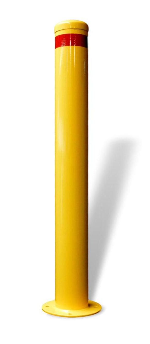Buy Surface Mount 140x1200MM Round Base Plate Bollard in Melbourne | A ...