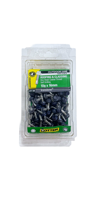 COLORBOND FENCE SCREWS [PACK OF 100]- IRONSTONE | A Class Building ...